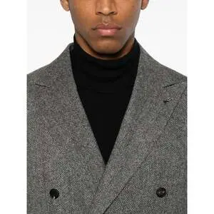 Tagliatore Double-breasted Peak Lapel Blazer