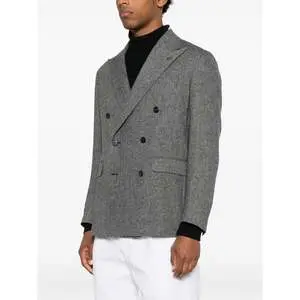 Tagliatore Double-breasted Peak Lapel Blazer