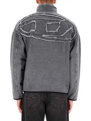 DIESEL® S-baty-new Logo Sweatshirt - Gray