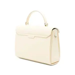 ANYA HINDMARCH Calf Leather Tote Bag - Cream
