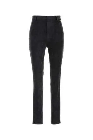 Gucci Stretch Velvet Pant - Gray
