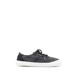 Moncler Lace-up Round Toe Trainers - Blue