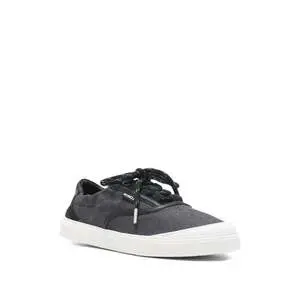 Moncler Lace-up Round Toe Trainers - Blue