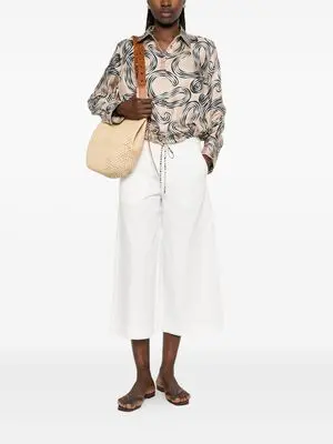 Loewe Cropped Denim Jeans - Multicolor