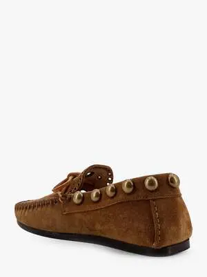 Isabel Marant Étoile Suede Loafers With Metal Detailing - Multicolor