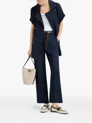 Brunello Cucinelli Viscose Tailored Trousers - Multicolor