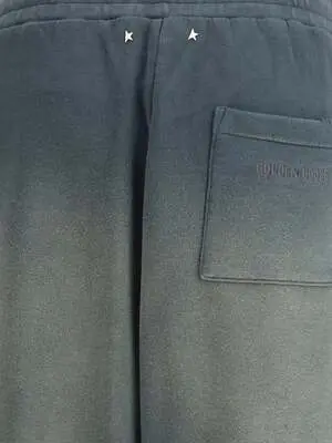 GOLDEN GOOSE Sweatpants With Shaded Design - Blue