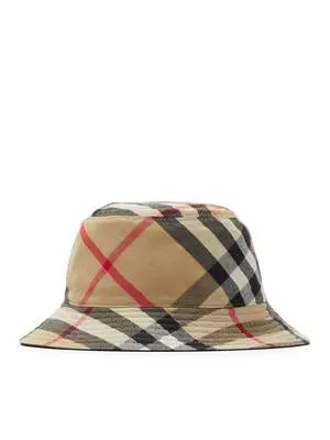Burberry Reversible Cotton Blend Bucket Hat