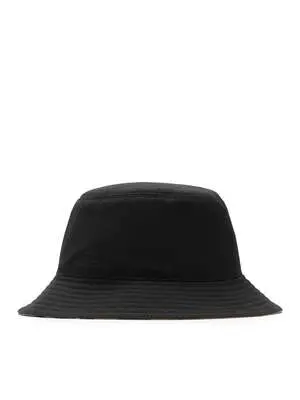 Burberry Reversible Cotton Blend Bucket Hat - Multicolor