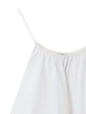 Stella McCartney Sleeveless Ruffled Poplin Top - Multicolor