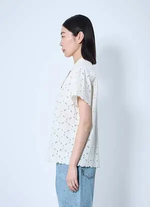 Moncler Lace Button-down Shirt