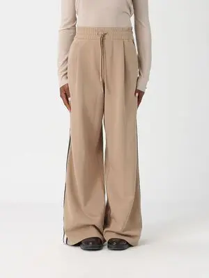 Max Mara Wide Leg Trousers With Drawstring Waist - Brown