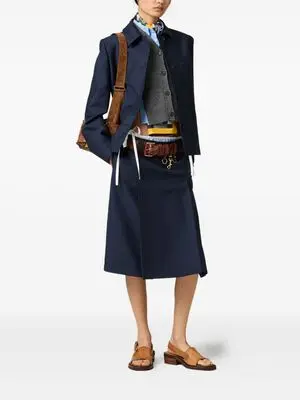 Miu Miu Wool Midi Skirt