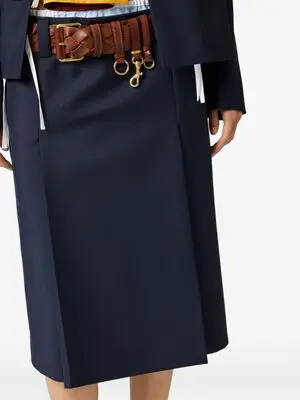 Miu Miu Wool Midi Skirt