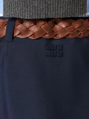 Miu Miu Wool Midi Skirt