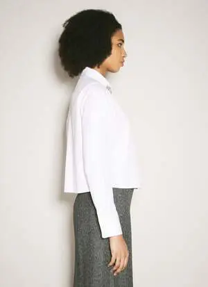 Prada Embroidered Cotton Poplin Shirt
