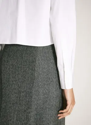 Prada Embroidered Cotton Poplin Shirt
