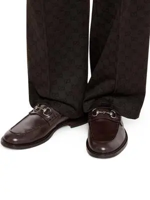 Gucci Leather Moccasins With Horsebit Detail
