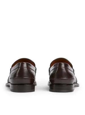 Gucci Leather Moccasins With Horsebit Detail
