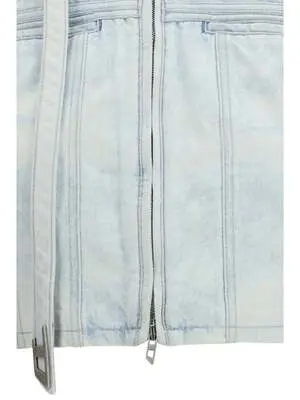 DIESEL® De-saphix-fsi1 Cropped Denim Jacket - Blue