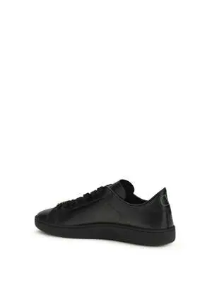 Valentino Garavani Royco Nappa Calfskin Lace-up Sneakers With Vlogo Signature Detail - Black