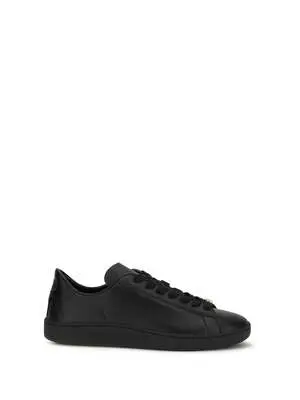 Valentino Garavani Valentino Garavani Royco Nappa Calfskin Lace-Up Sneakers With VLogo Signature Detail Black
