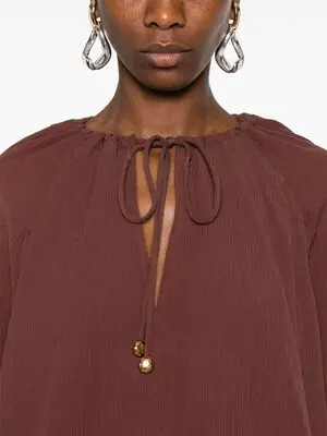 Loewe Cotton And Silk Blend Blouse