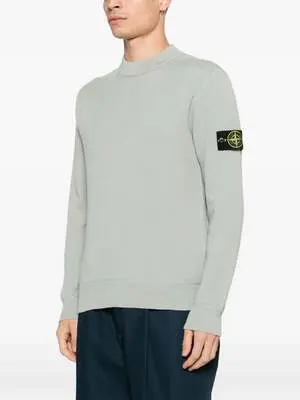 Stone Island Ribbed Soft Organic Cotton Crewneck Pullover - Multicolor