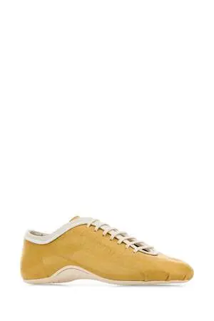 Dries Van Noten Leather Lace-up Sneakers - Yellow