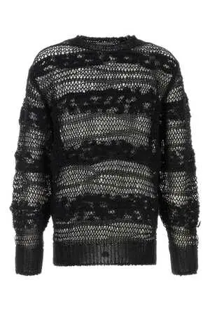 Yohji Yamamoto Crochet Sweater - Black