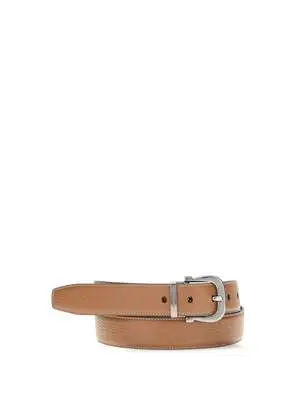 FERRAGAMO Reversible And Adjustable Gancini Belt - Multicolor