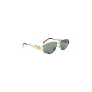 Celine CELINE Triomphe Metal 03 Sunglasses Silver
