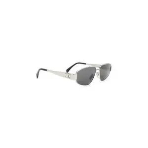 Celine CELINE Triomphe Metal 03 Sunglasses Silver