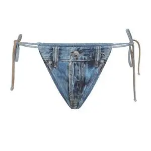 DIESEL® Jodie High-cut Bikini Bottom - Blue