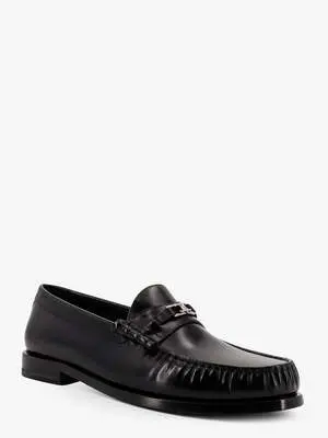 Celine Luco Leather Loafers - Multicolor
