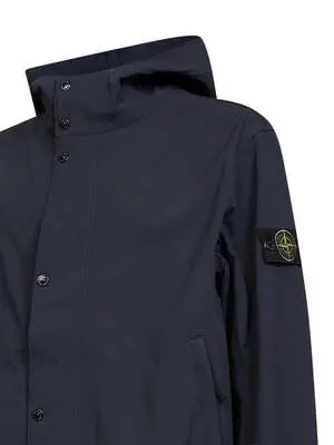 Stone Island Light Soft Shell-r E.dye Technology Short Parka
