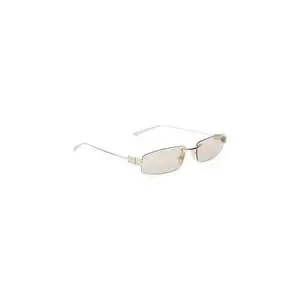 Balenciaga Gossip Rectangle Sunglasses - Brown