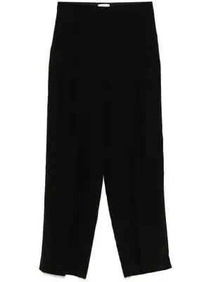 TOTEME Pleat Detail Straight Leg Trousers - Multicolor