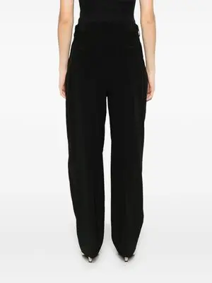 TOTEME Pleat Detail Straight Leg Trousers - Multicolor