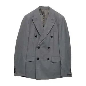 Prada Grey Jackets Blazers - Gray