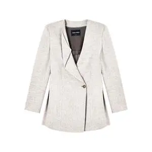 Giorgio Armani Fitted Jacket With Shawl Lapel