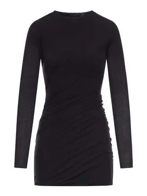 JIL SANDER JIL SANDER Double-Layered Cotton Mini Dress
