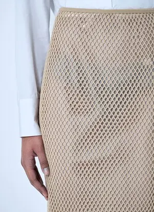 Prada Crochet Midi Skirt