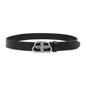 Balenciaga Large Bb Belt - Black