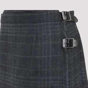 Balenciaga Pleated Mini Skirt - Gray