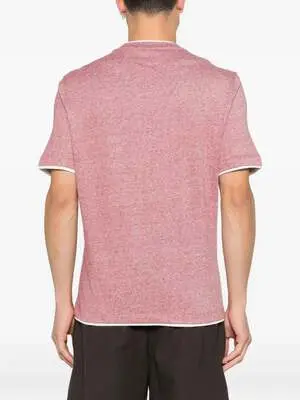 Brunello Cucinelli T-shirt With Faux-layering - Multicolor