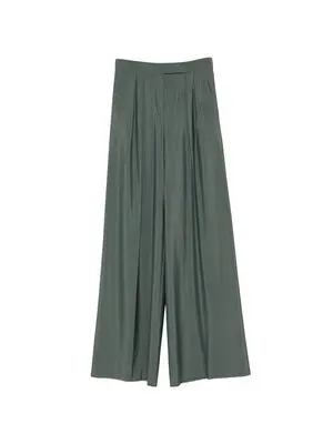 Max Mara Wool Wide-leg Trousers - Multicolor