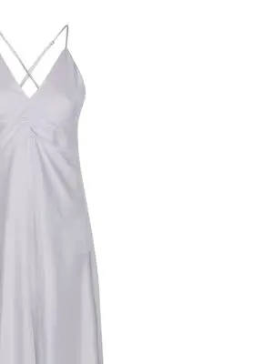 FORTE_FORTE Long Silk Slip Dress