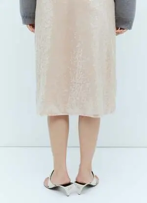 Gucci Sequin-embroidered Tulle Skirt