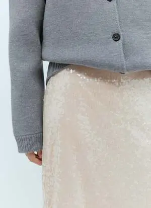 Gucci Sequin-embroidered Tulle Skirt